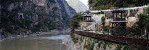Photo, Image & Picture of Mingyue Gorge Cliff Plank Path Sichuan