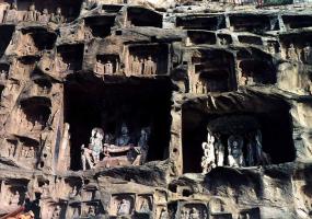 Photo, Image & Picture of Mingyue Gorge Cliff Plank Path Sichuan